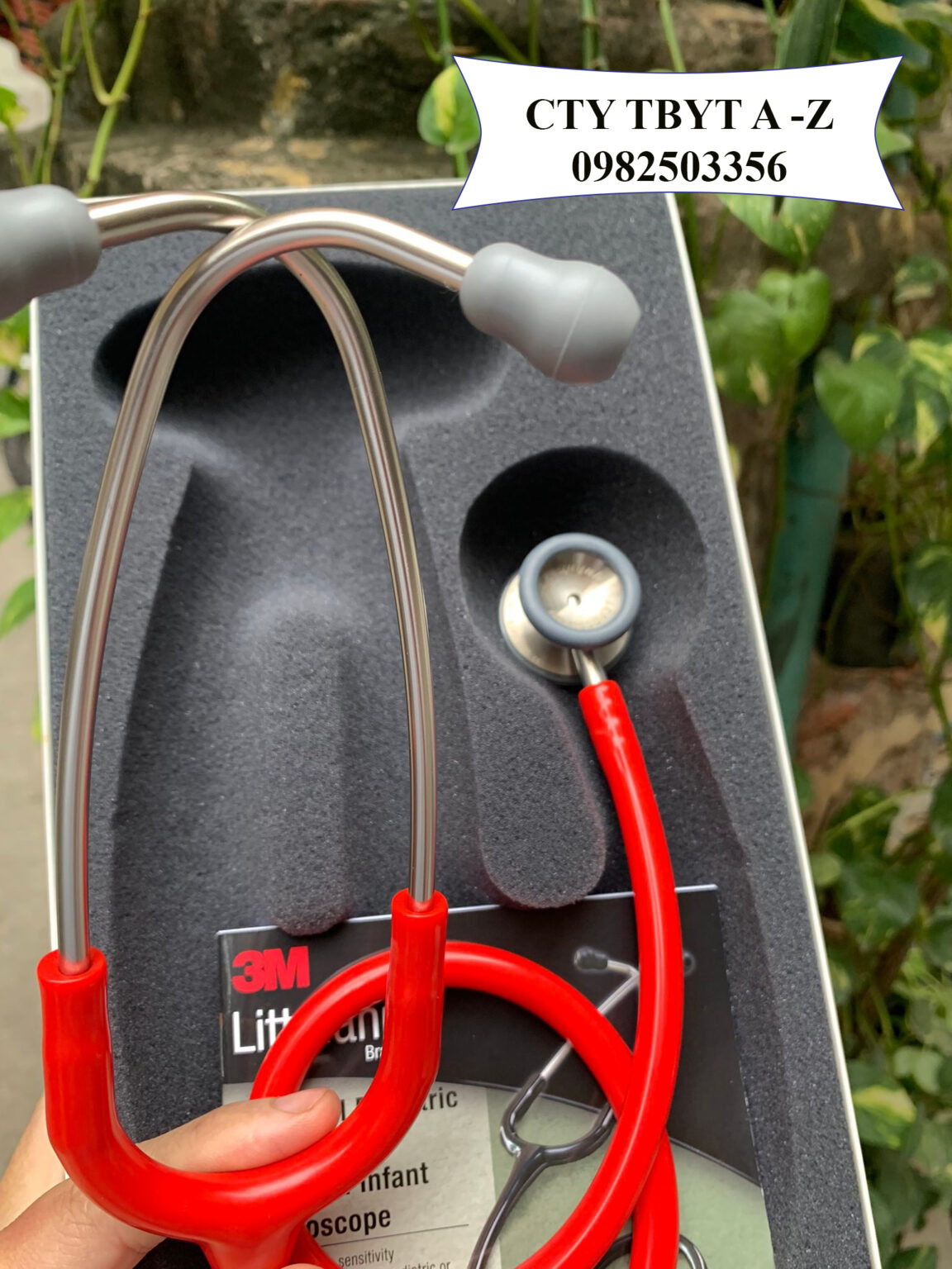 Ống Nghe Littmann Classic II Pediatric Red - 2113. Chính Hãng USA