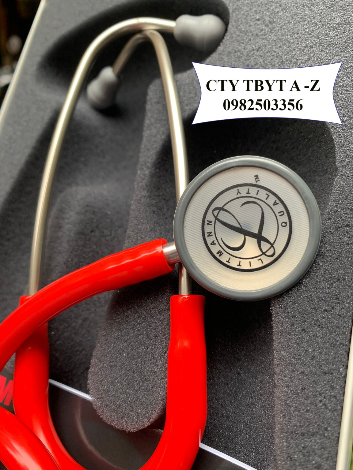 Ống Nghe Littmann Classic II Pediatric Red - 2113. Chính Hãng USA