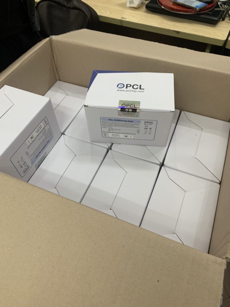 Test Nhanh Hàn Quốc PCL. Test Nước Bọt Hoặc Dịch Tỵ Hầu